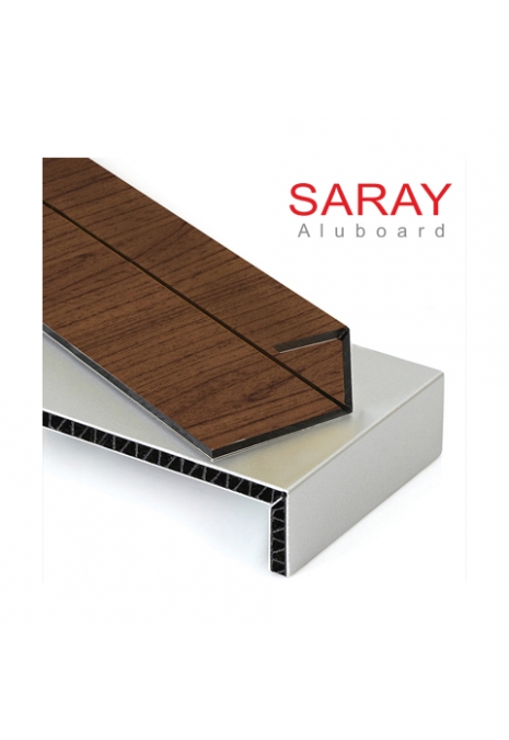ahşap desen (teak) Kompozit Panel Saray Aluboard - Reklam Malzemeleri